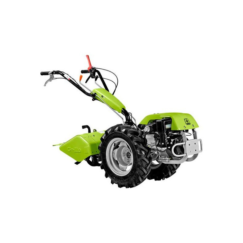 Motoculteur grillo avec charrue et fraises type G55